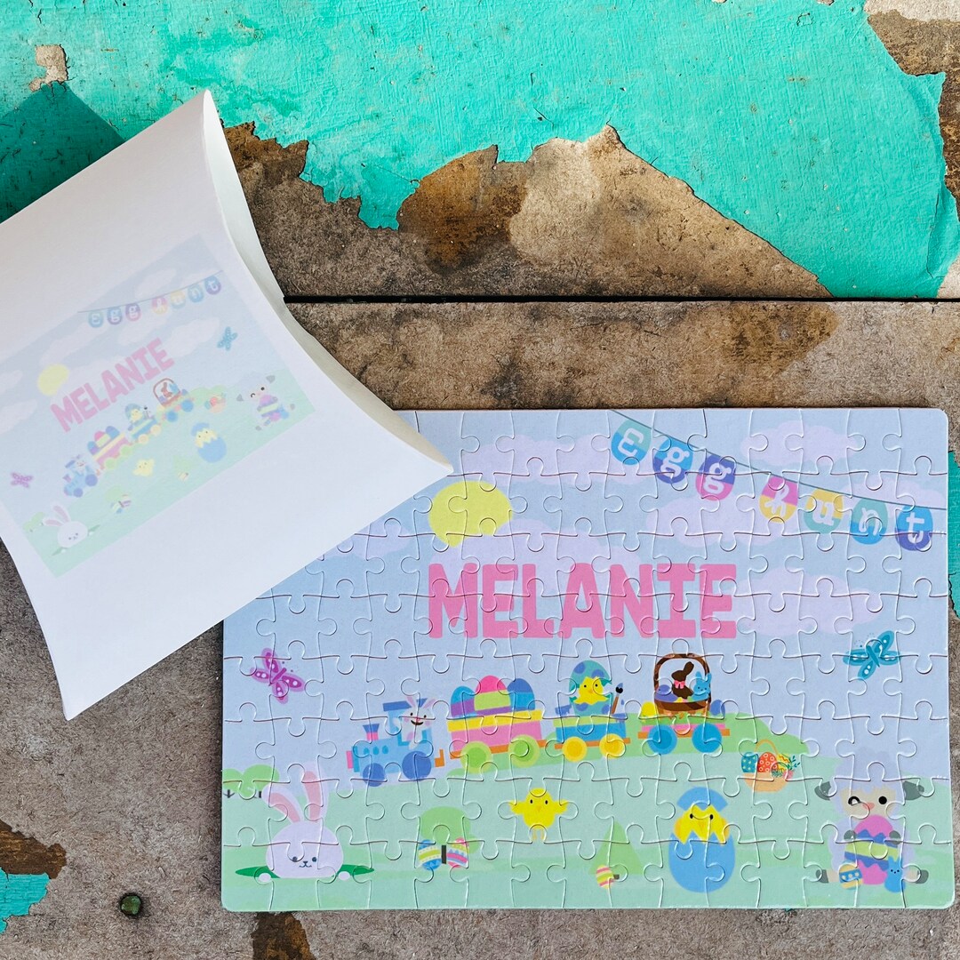 Personalized Easter Puzzle, Easter Puzzle, Easter Gift, Easter Basket ...