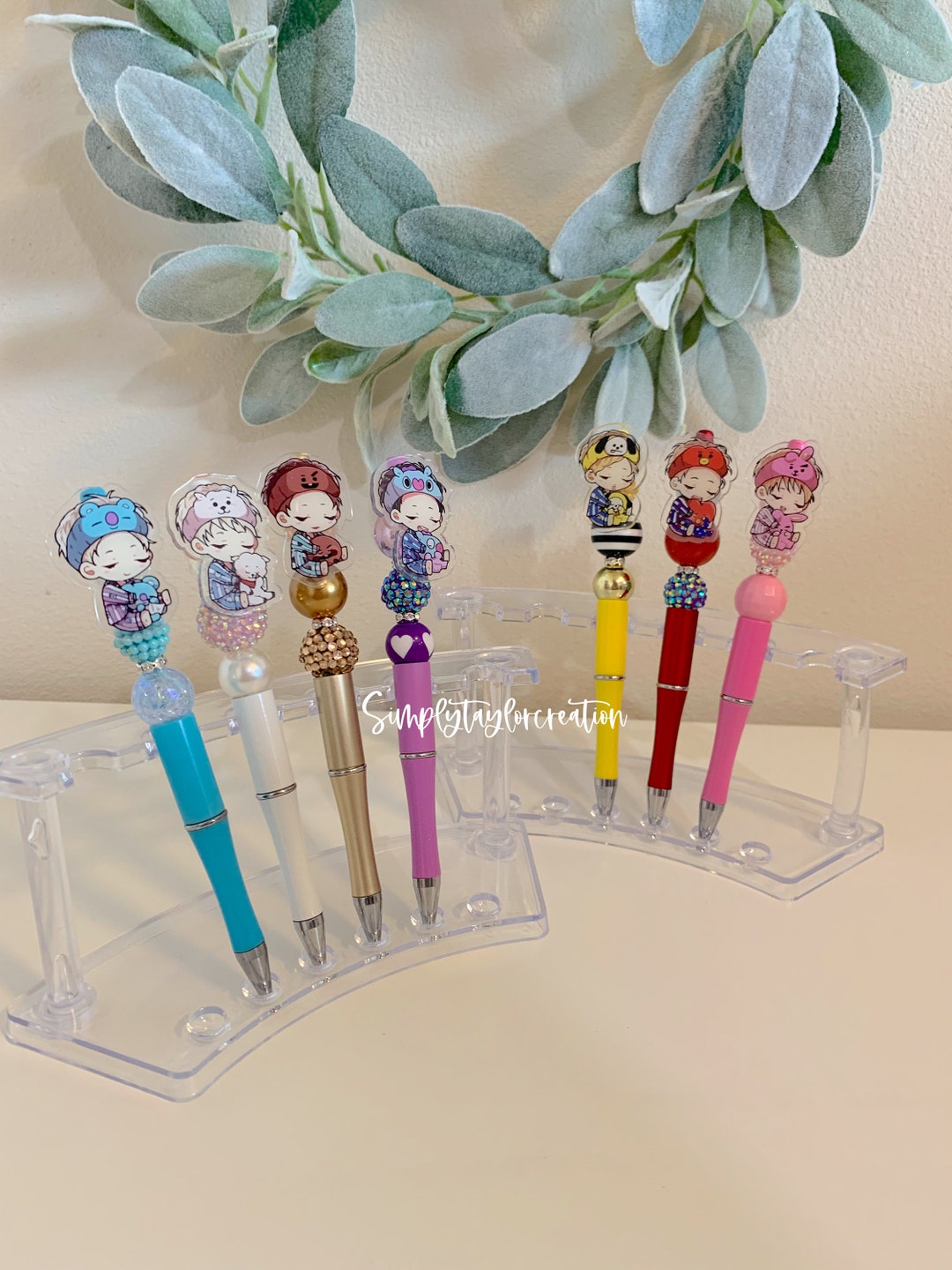 Bts Tiny Tan Bt21 - Custom Bead Pen- - Etsy