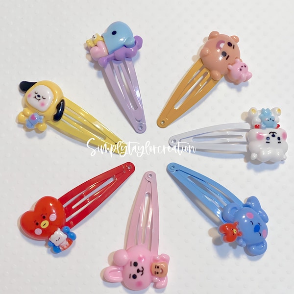 Bts Hair Clip - Etsy