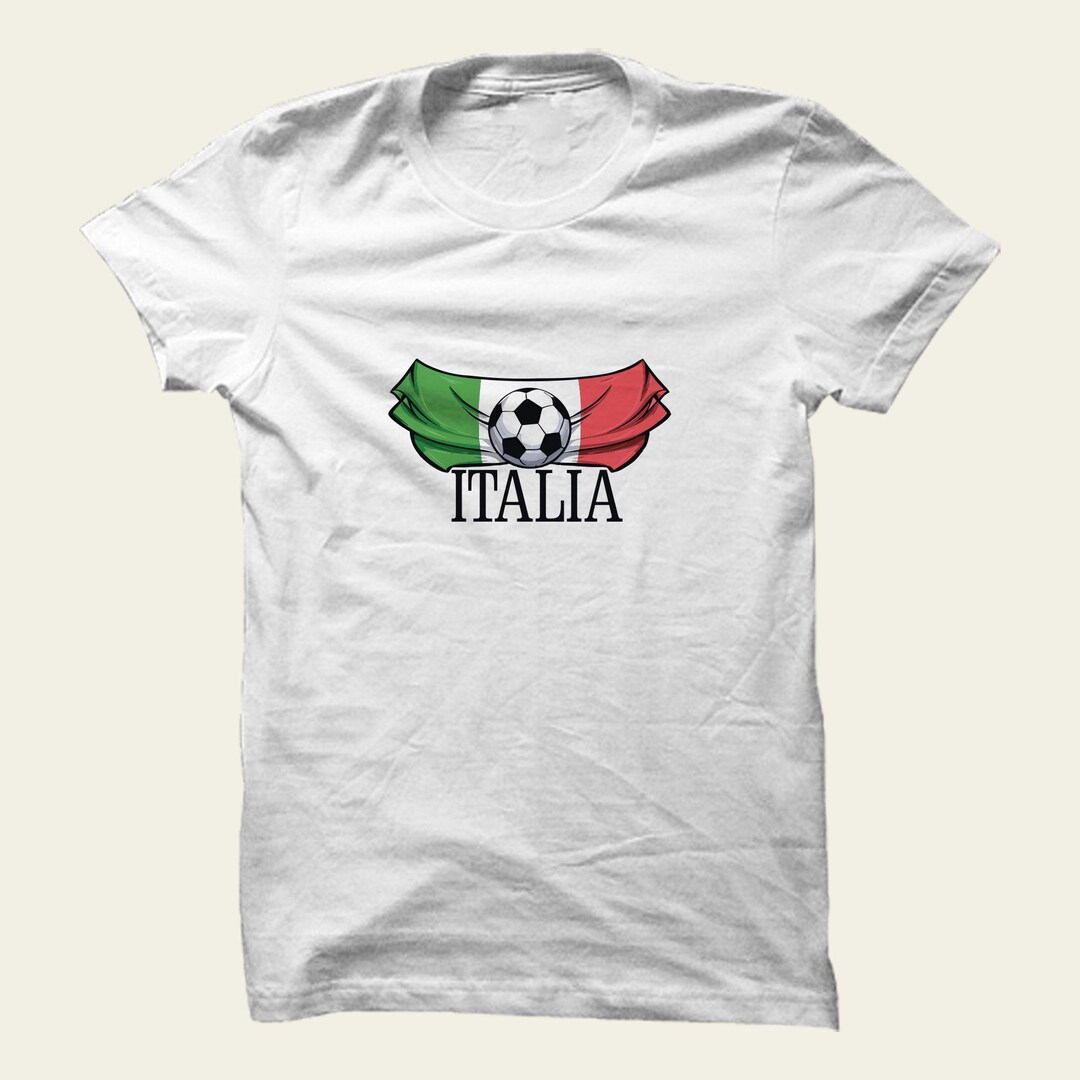 Italia Shirt - Custom Italian Flag T-shirt With Name & Number ...