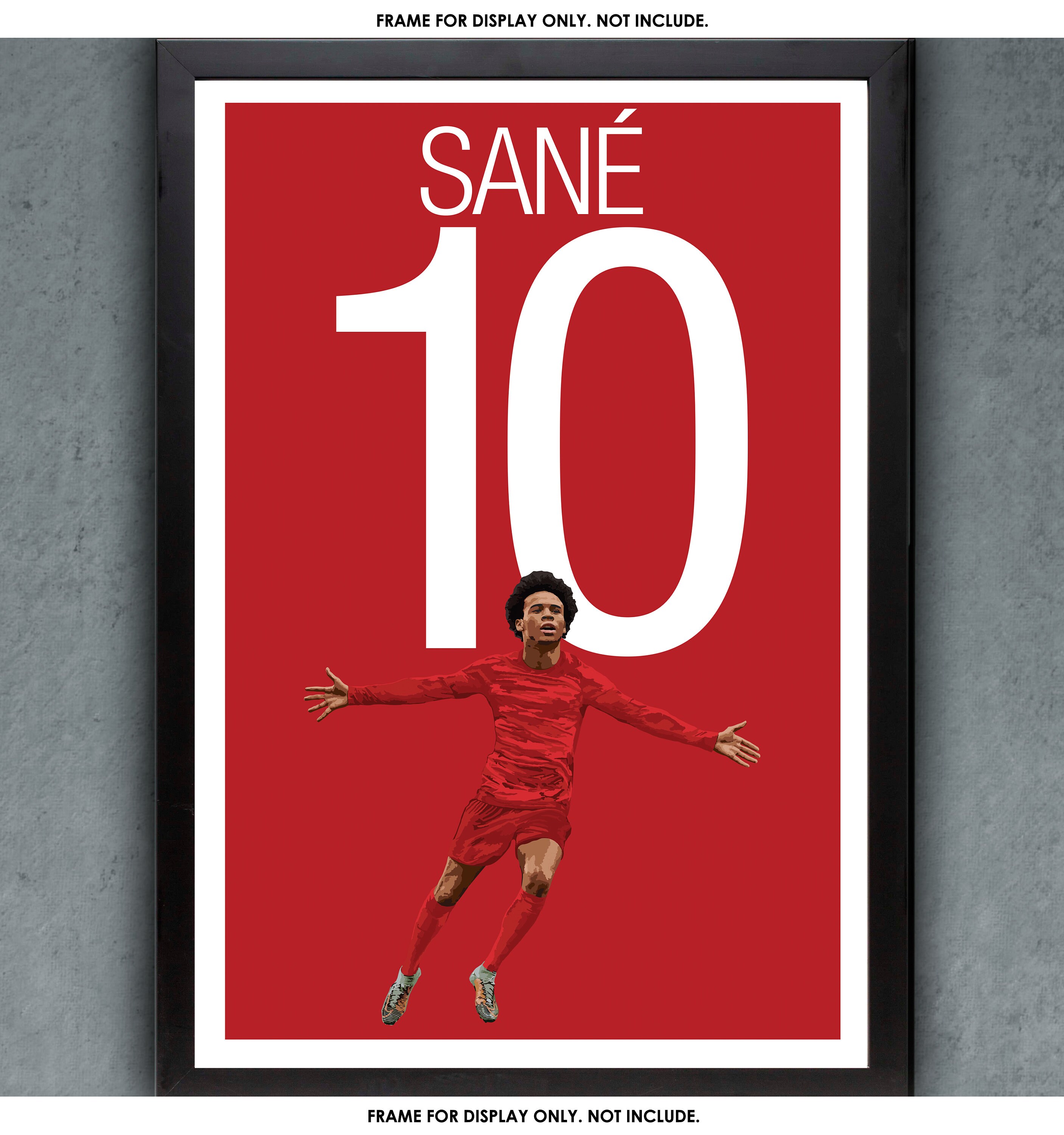 Leroy Sané Poster Bayern Munich Soccer Print soccer Art - Etsy