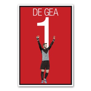 David De Gea Manchester United Soccer Poster David De Gea Poster ...