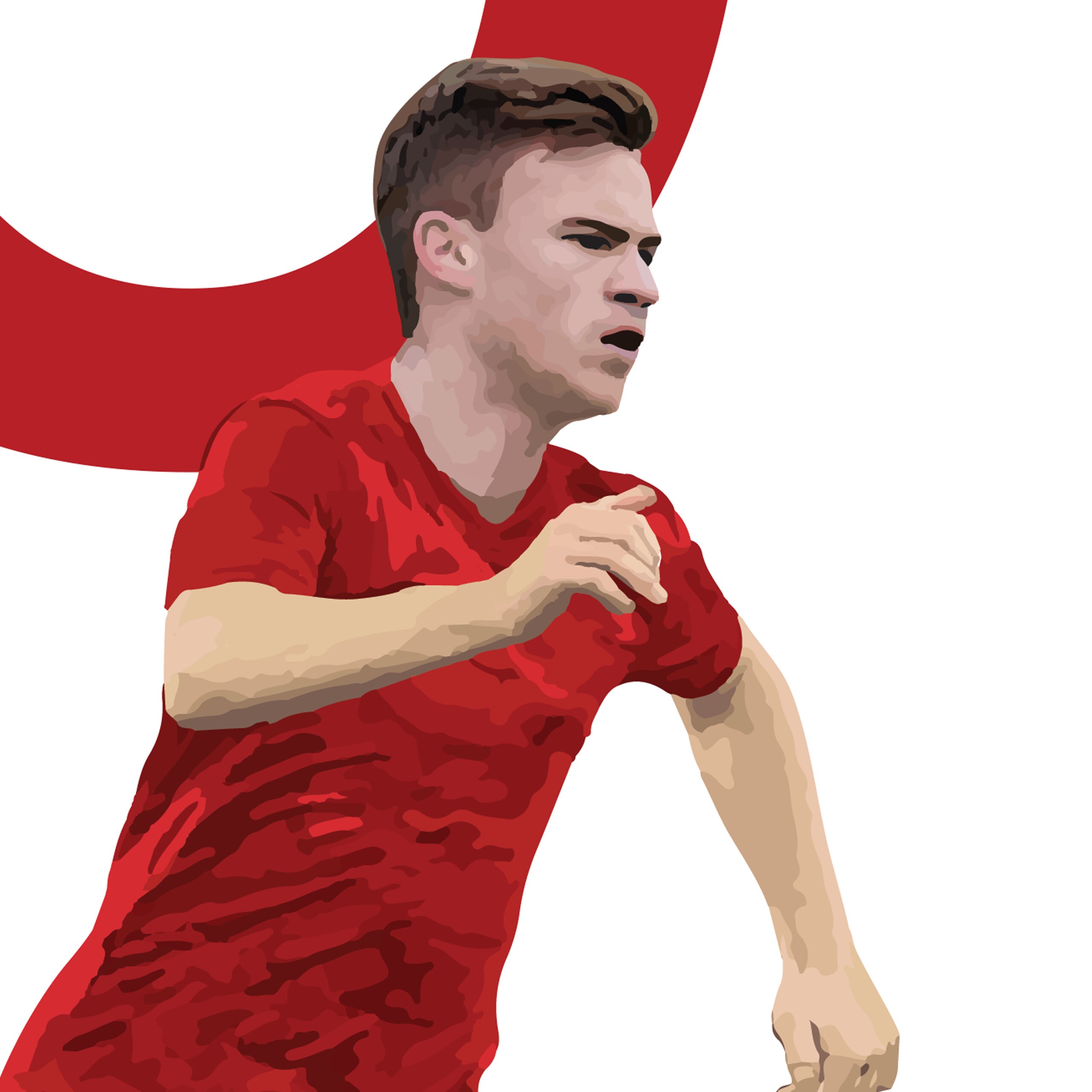 Joshua Kimmich Poster - Bayern Munich Soccer Print -soccer Art ...