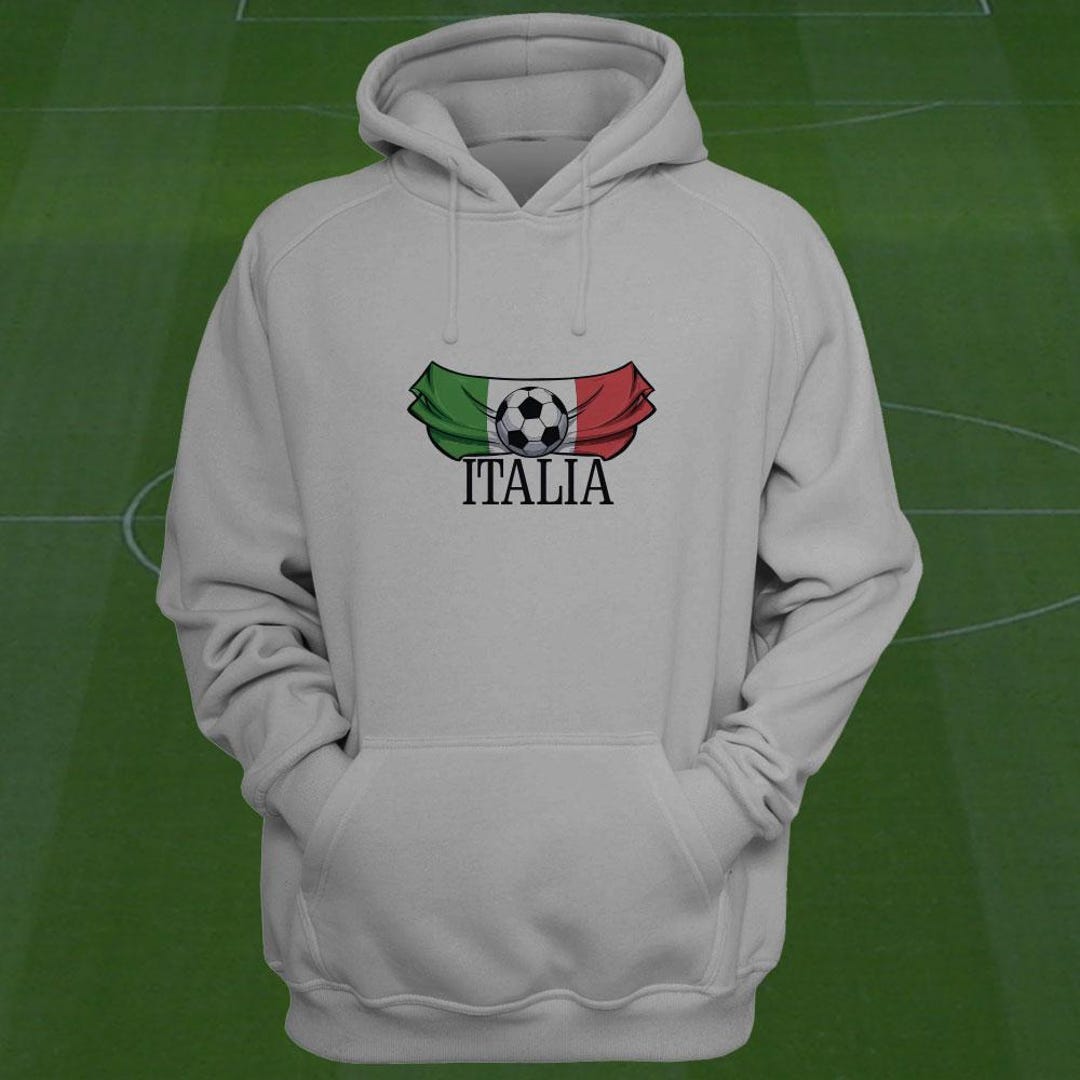 Hoodie With Italian Flag and Italia - Custom Italian Flag Hoodie With ...