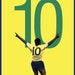 Pele Soccer Print - Pele Poster - Soccer Art - Unframed Football Print ...