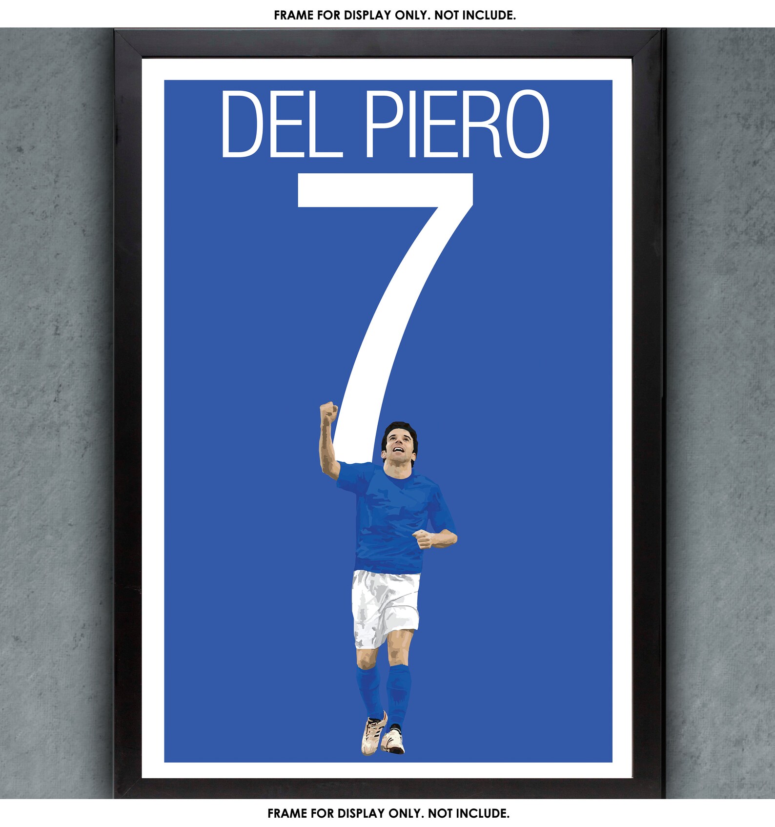 Alessandro Del Piero Poster Italy Soccer Print Unframed Football Print ...
