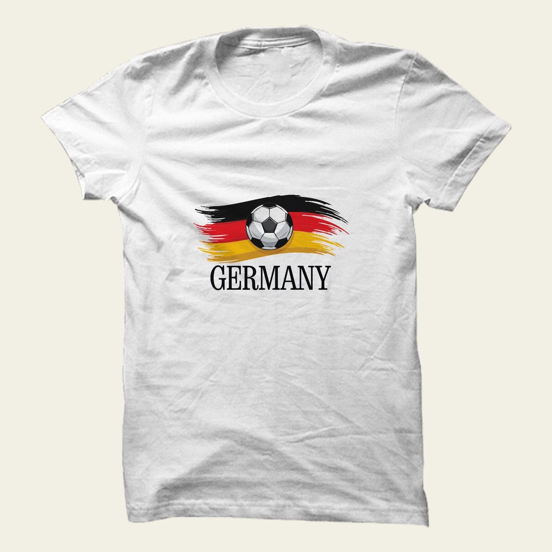 German Soccer Shirt -custom Germany Flag T-shirt With Name & Number ...