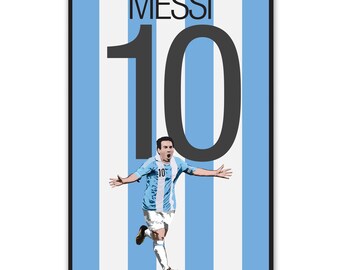 Lionel Messi Argentinian Argentina Football Soccer Player - Etsy