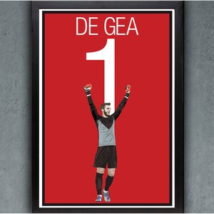 David De Gea Manchester United Soccer Poster David De Gea Poster ...