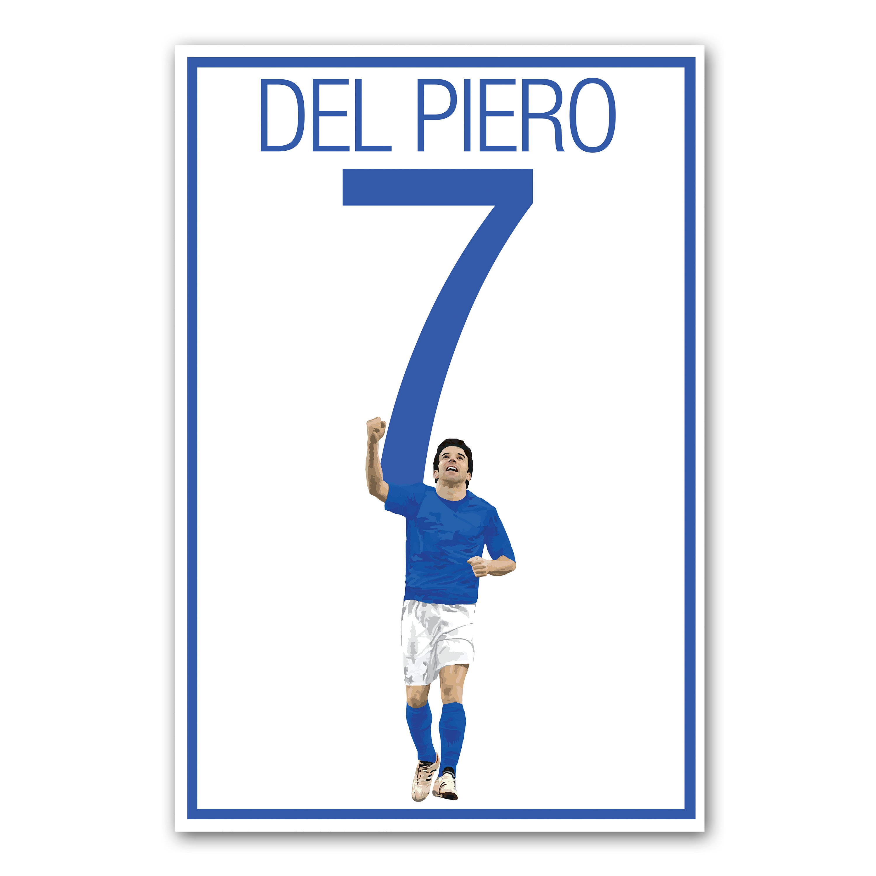 Alessandro Del Piero Poster Italy Soccer Print Unframed Football Print ...