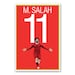 Mohamed Salah Poster - Liverpool Soccer Poster- Unframed Football ...
