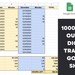 1000 Hours Google Sheet Tracker, Instant Download, 1000 Hours Outside ...