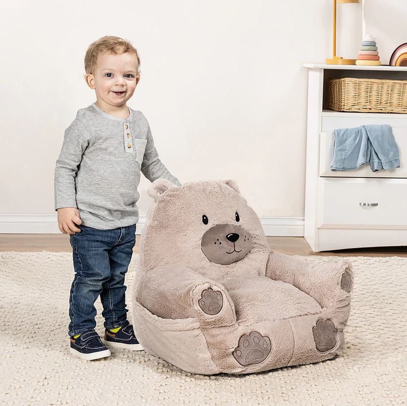 Toddler Plush Bear Character Chair and Blanket Plush Toddler - Etsy
