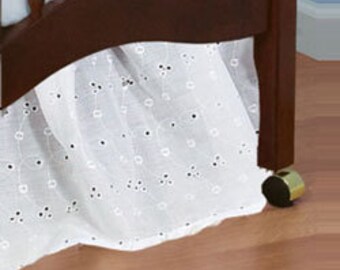 Eyelet Dust Ruffle - Etsy