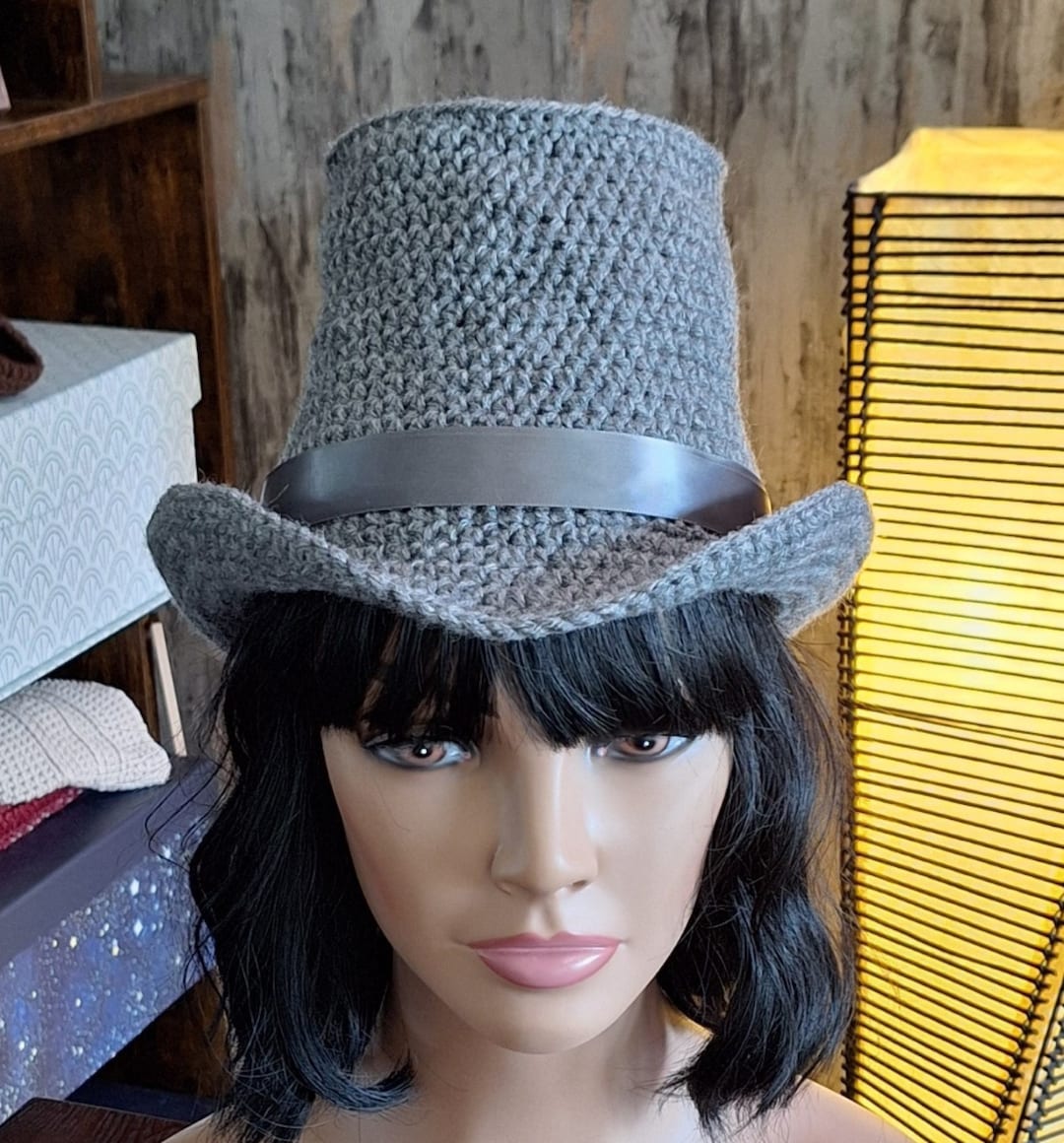 Crochet Regency Top Hat: Lady Danbury Bridgerton Style. Made When ...
