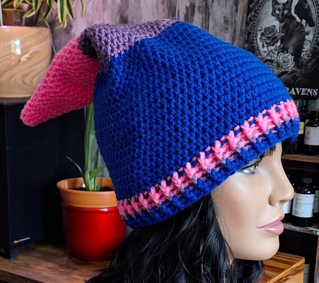 In Stock - Crochet Elf Slouchy Hat: Festival Cosplay Fairy Hat - Etsy