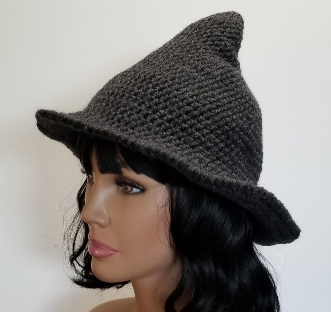 Crocheted Modern Witch Hat: Hedge Hat. Made When Ordered - Etsy