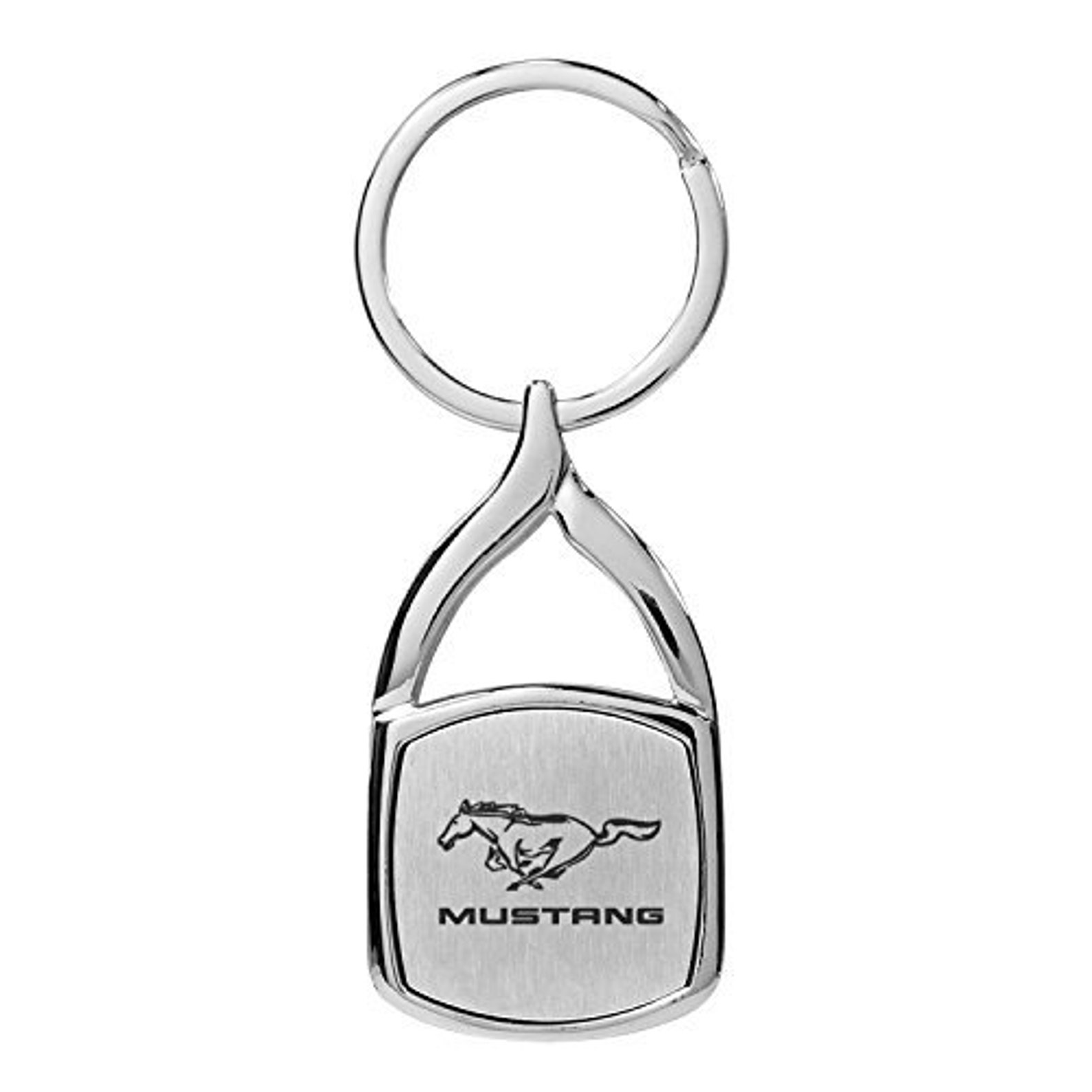 Ford Mustang Chrome Flame Tip Key Chain Key-ring Keychain | Etsy