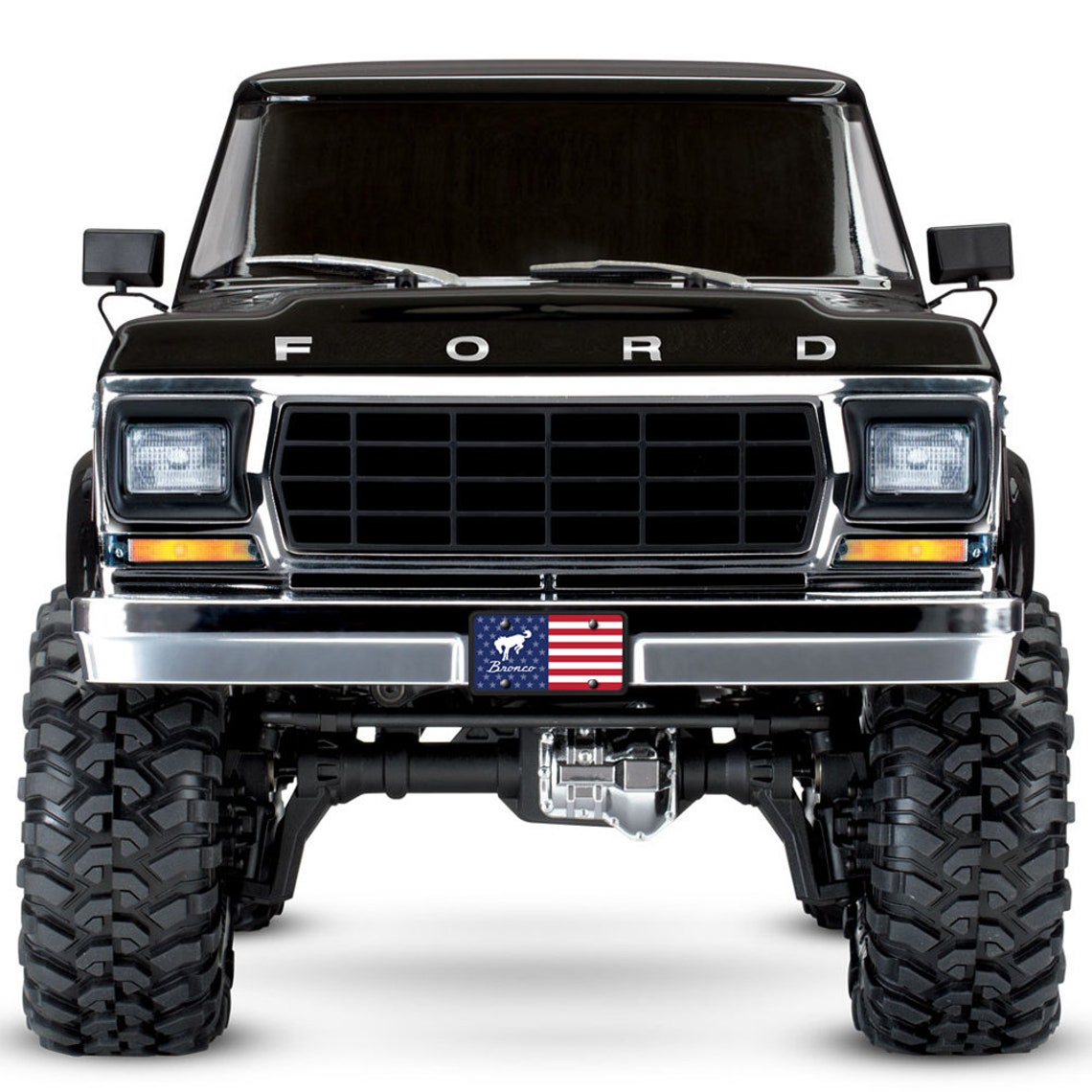 Ford Bronco Logo USA Flag Graphic on Aluminum Metal License | Etsy