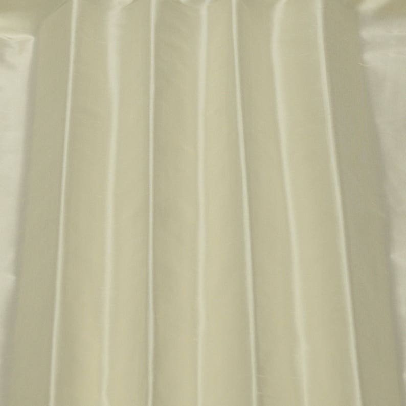 Iridescent Cream Shantung Silk, 100% Silk Fabric, 54" Wide, by the Yard ...