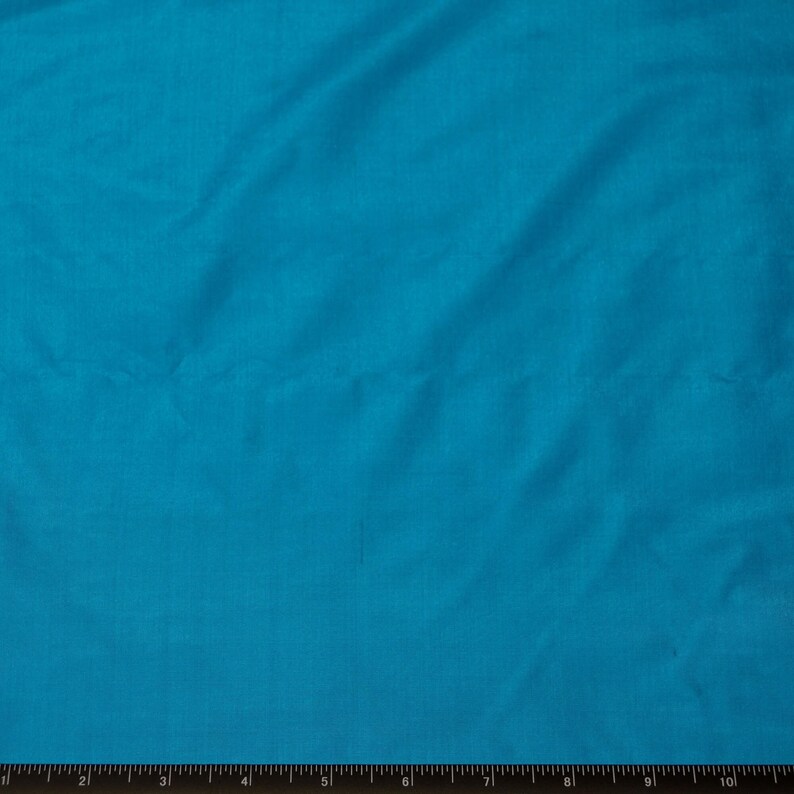 Turquoise Blue Tissue Taffeta Silk, 100% Silk Fabric, 44" Wide, by the ...