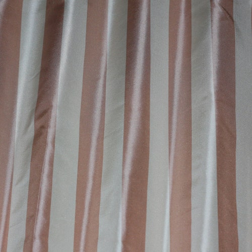 Gold & Mauve Vertical Stripes on 100% Silk Taffeta 54 - Etsy