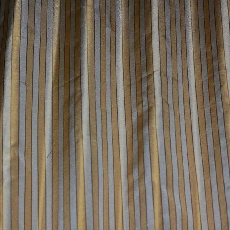 Stripe Silk Fabric - Etsy