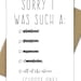 Greeting Card | I'm Sorry | Funny | Rude | Apologize | Sorry Choose One ...