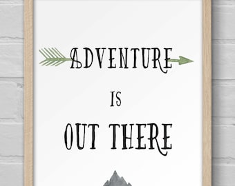 Adventure is Out There Wall Art - Etsy