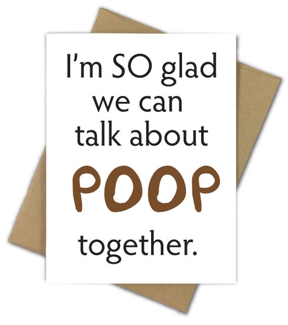 Greeting Card Friendship Family Poop Baby Nurse | Etsy
