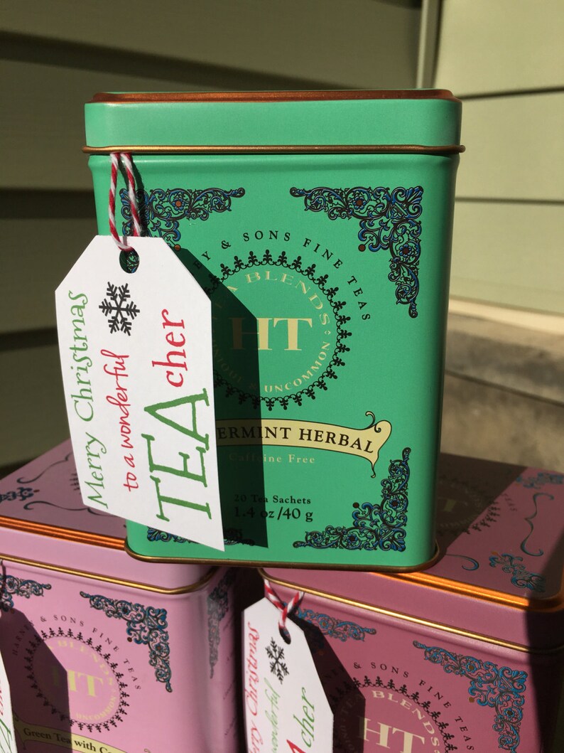 Teacher Gift Idea Gift Tags Instant Download Print at Home Printable ...