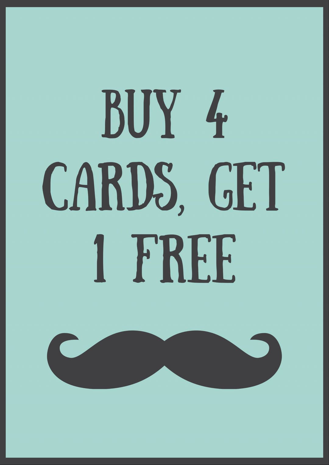 Buy 4 Cards, Get One Free - Mix & Match - Etsy