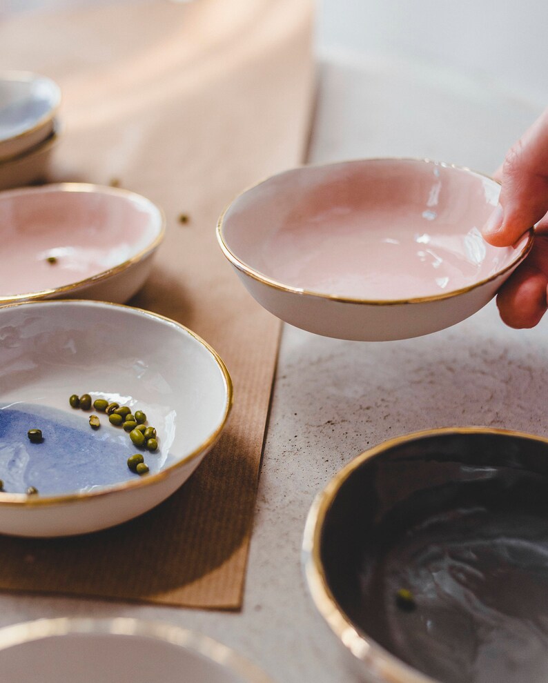 Small Pottery Bowl Jewelry Organizer Ceramic Bowl Ring Dish - Etsy