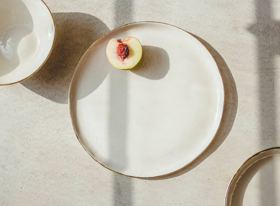 Modern Ceramics Dinner Plate Decorative Ceramic Plate Handmade Pottery ...
