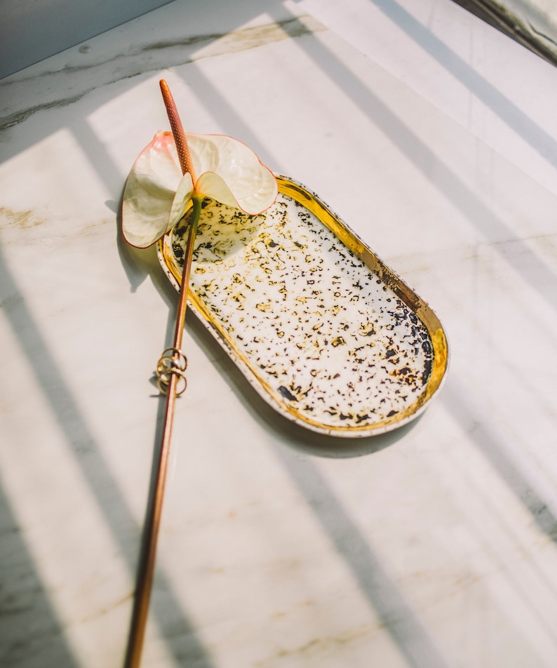 Handmade Porcelain Tray Bathroom Vanity Tray Perfume Plate - Etsy