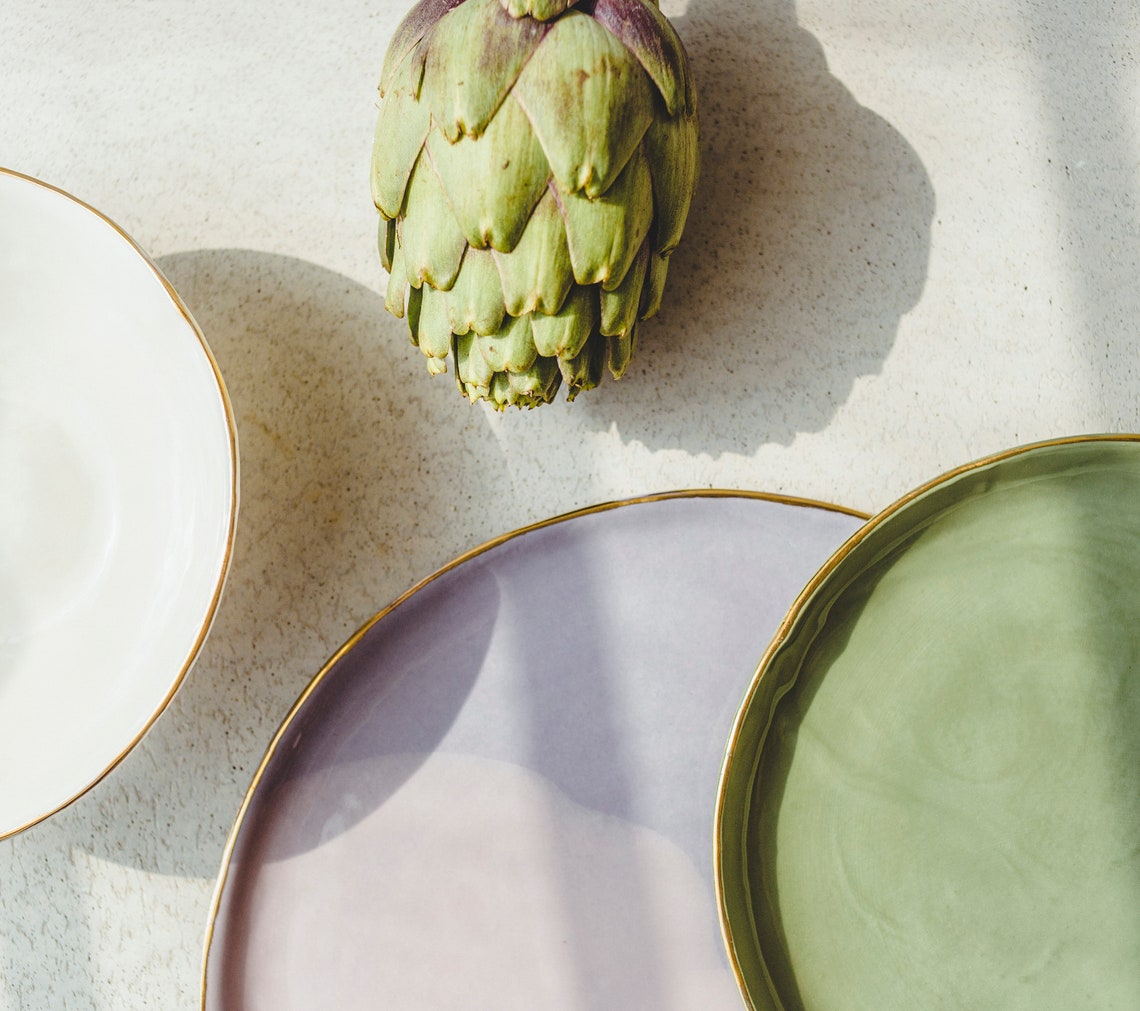 Mix and Match Ceramic Dinnerware Set Handmade Pottery Wedding - Etsy