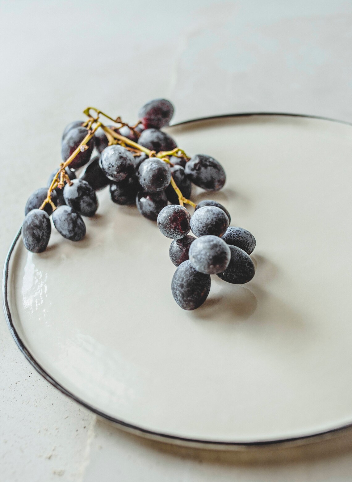 Dinner Plate Pottery Modern Ceramic Plate White Pottery - Etsy
