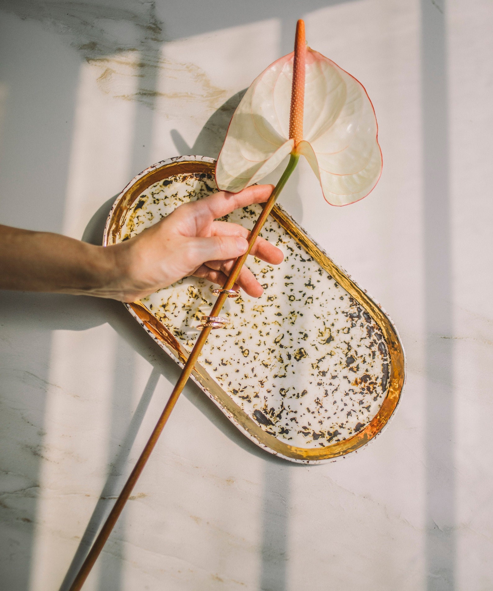 Handmade Porcelain Tray Bathroom Vanity Tray Perfume Plate - Etsy
