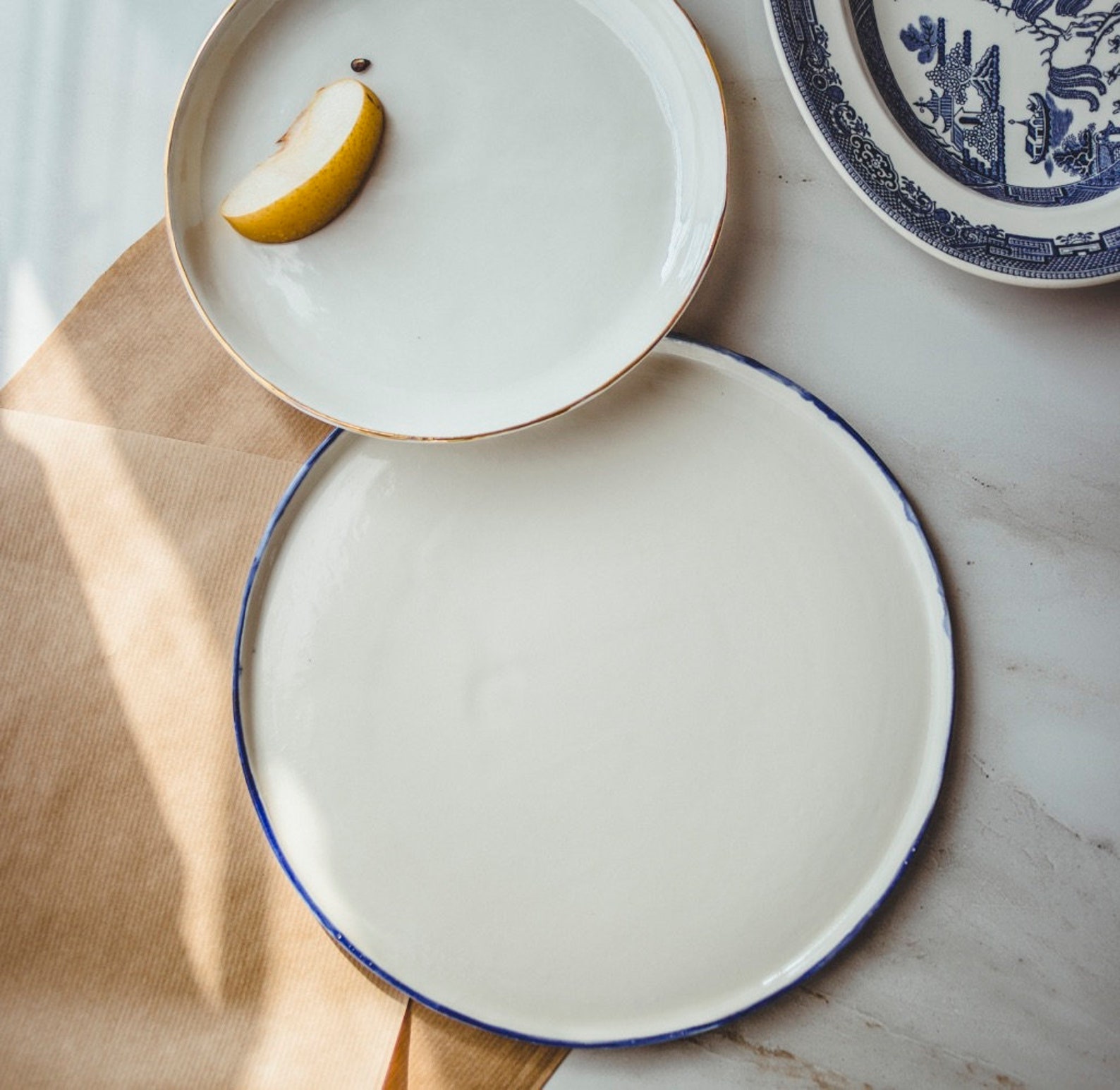 Modern Dinnerware Set Dinner Set Engagement Gifts for Couple | Etsy