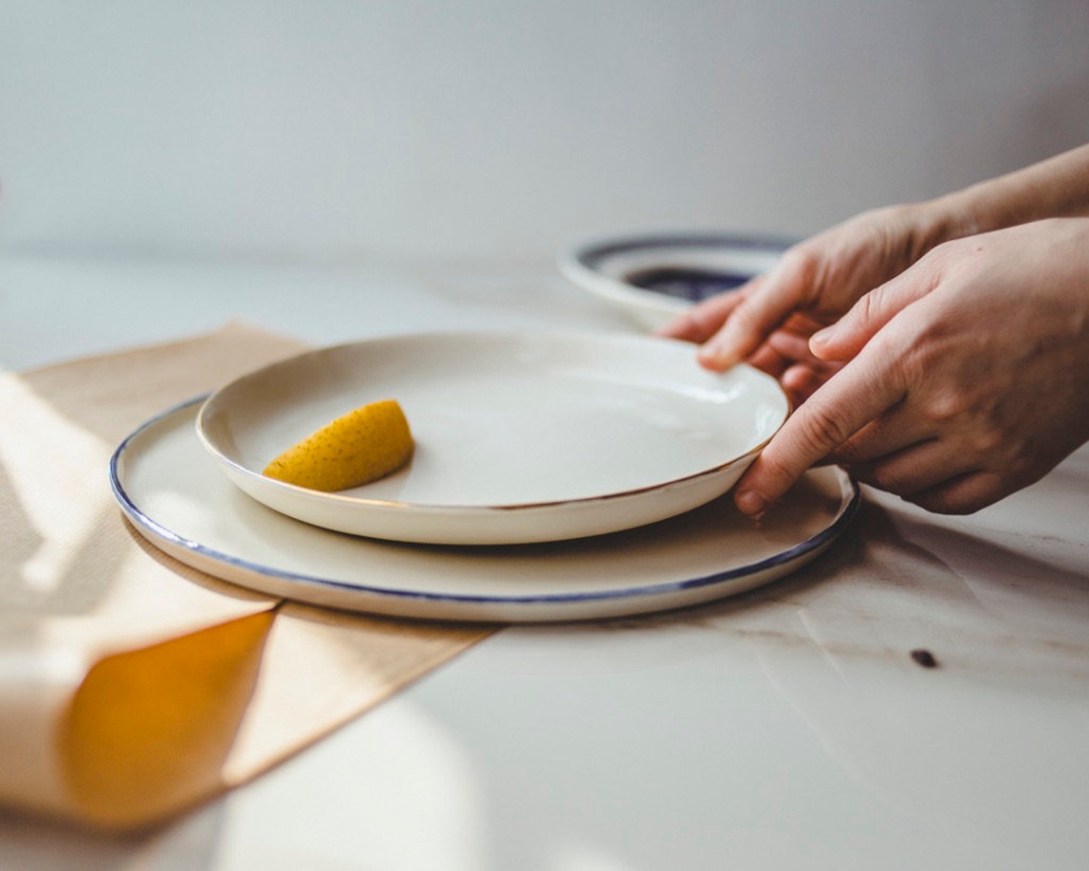 Modern Dinnerware Set Dinner Set Engagement Gifts for Couple | Etsy
