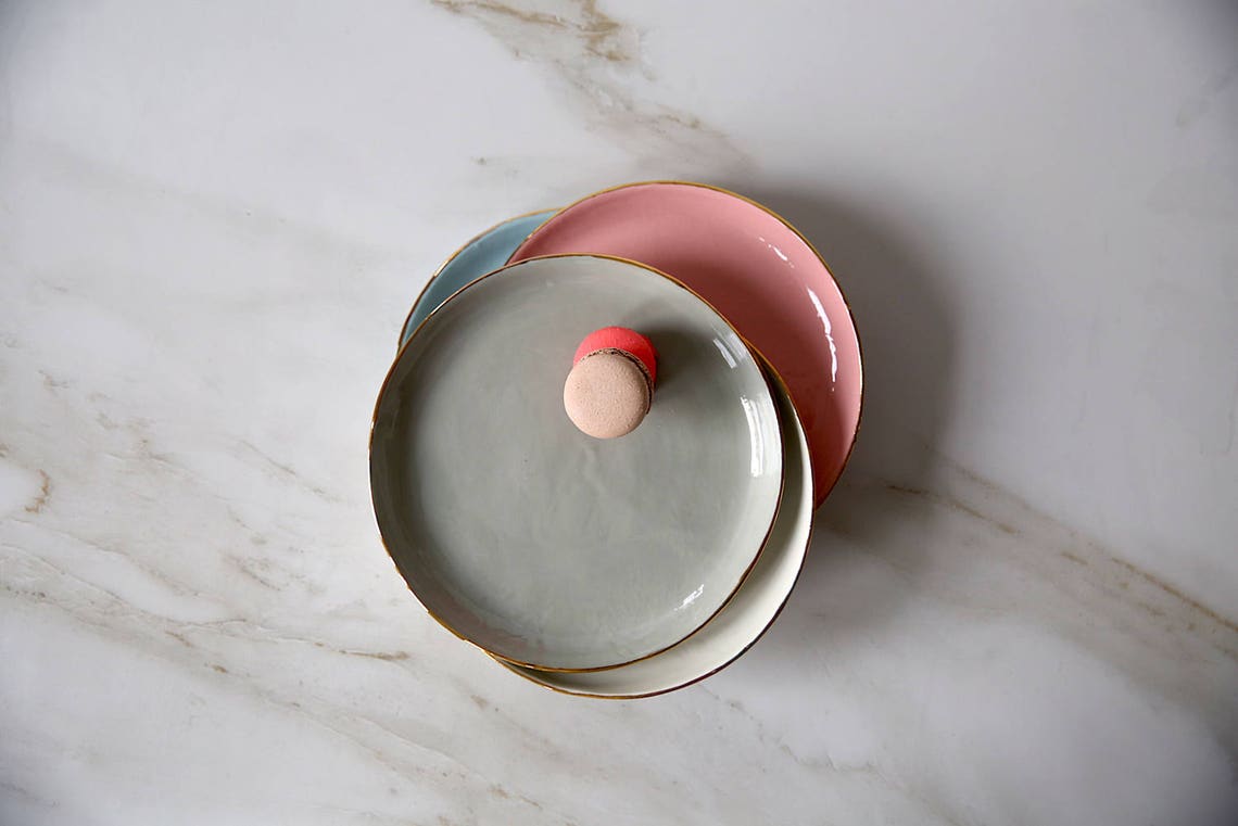 Cake Plate Ceramic Plates Decorative Plates Jewelry Dish - Etsy