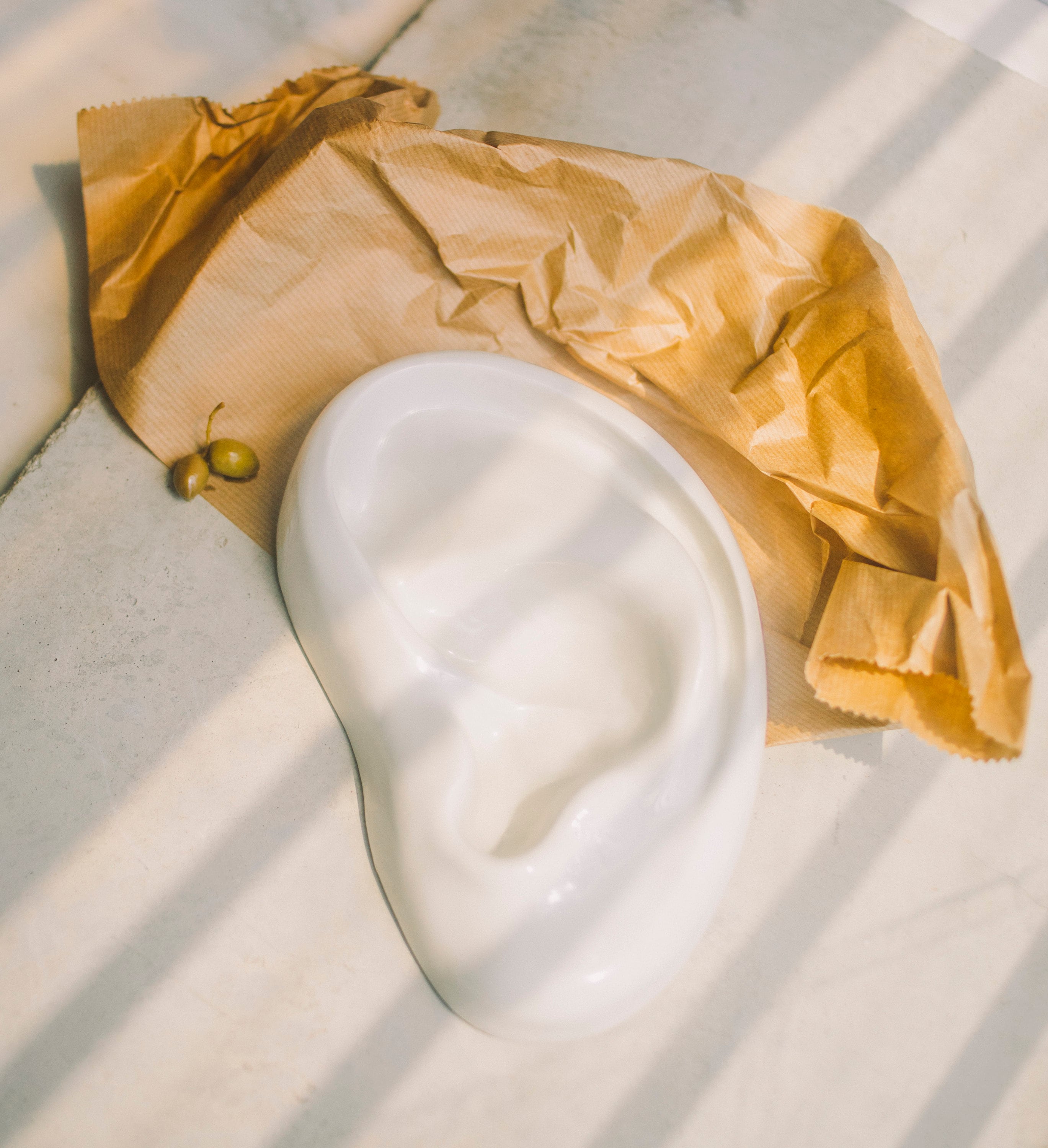 Handmade Porcelain Ear Dish, Decorative Plate, Coffee Table Decor - Etsy
