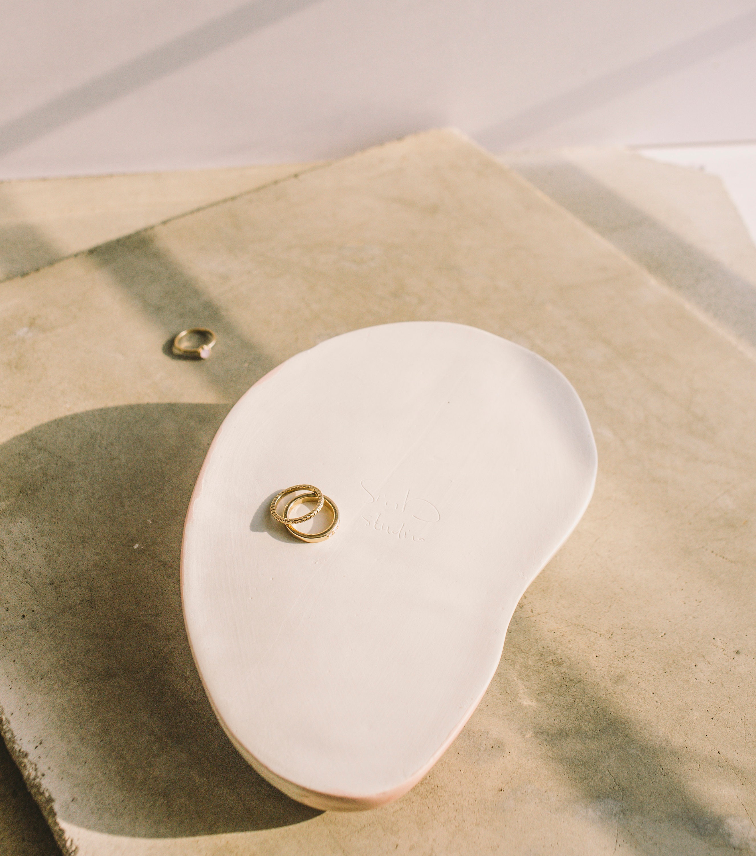 Handmade Ceramic Trinket Dish Bathroom Accessories Vanity Tray | Etsy