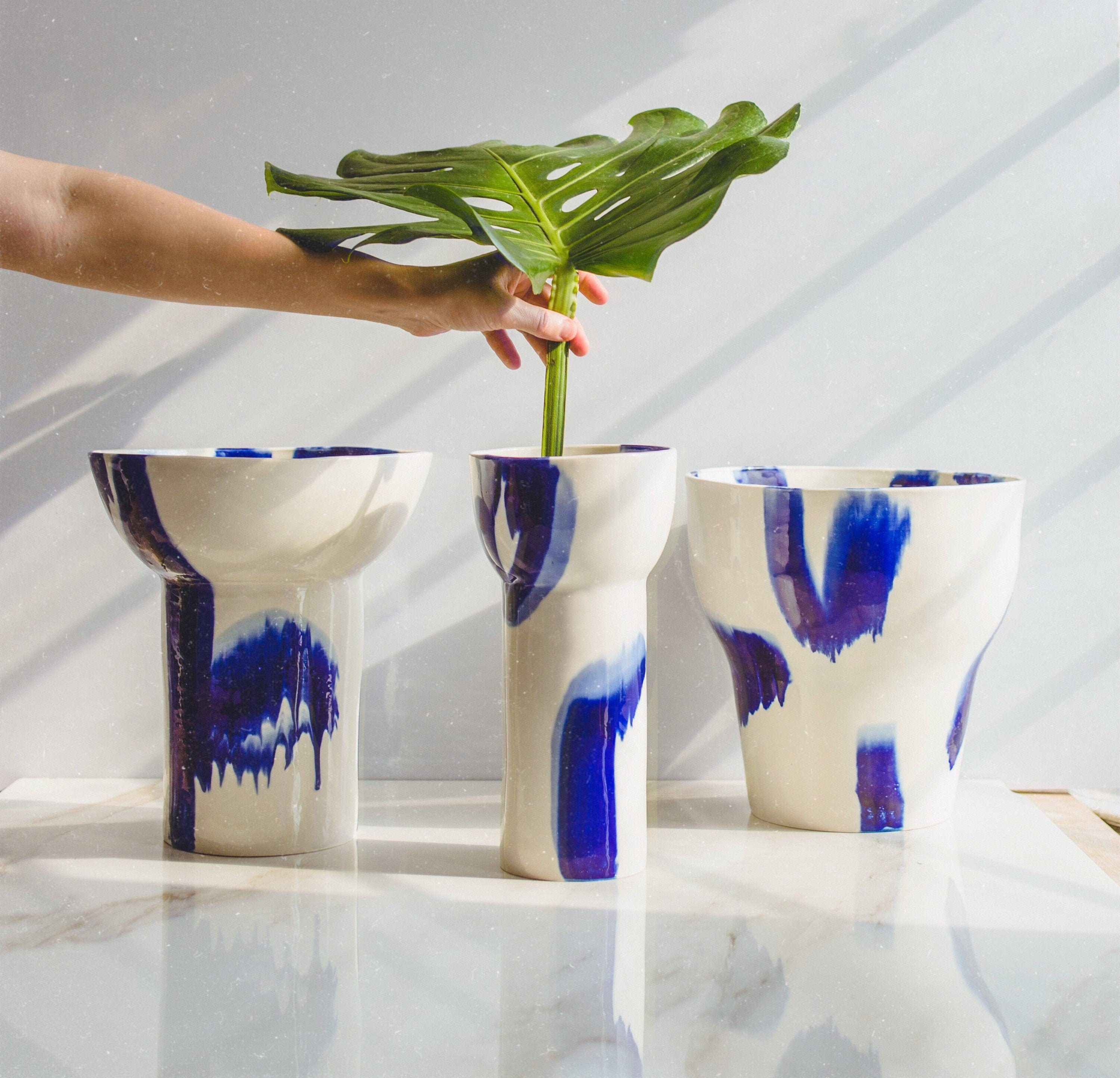 Painted Ceramic Vases