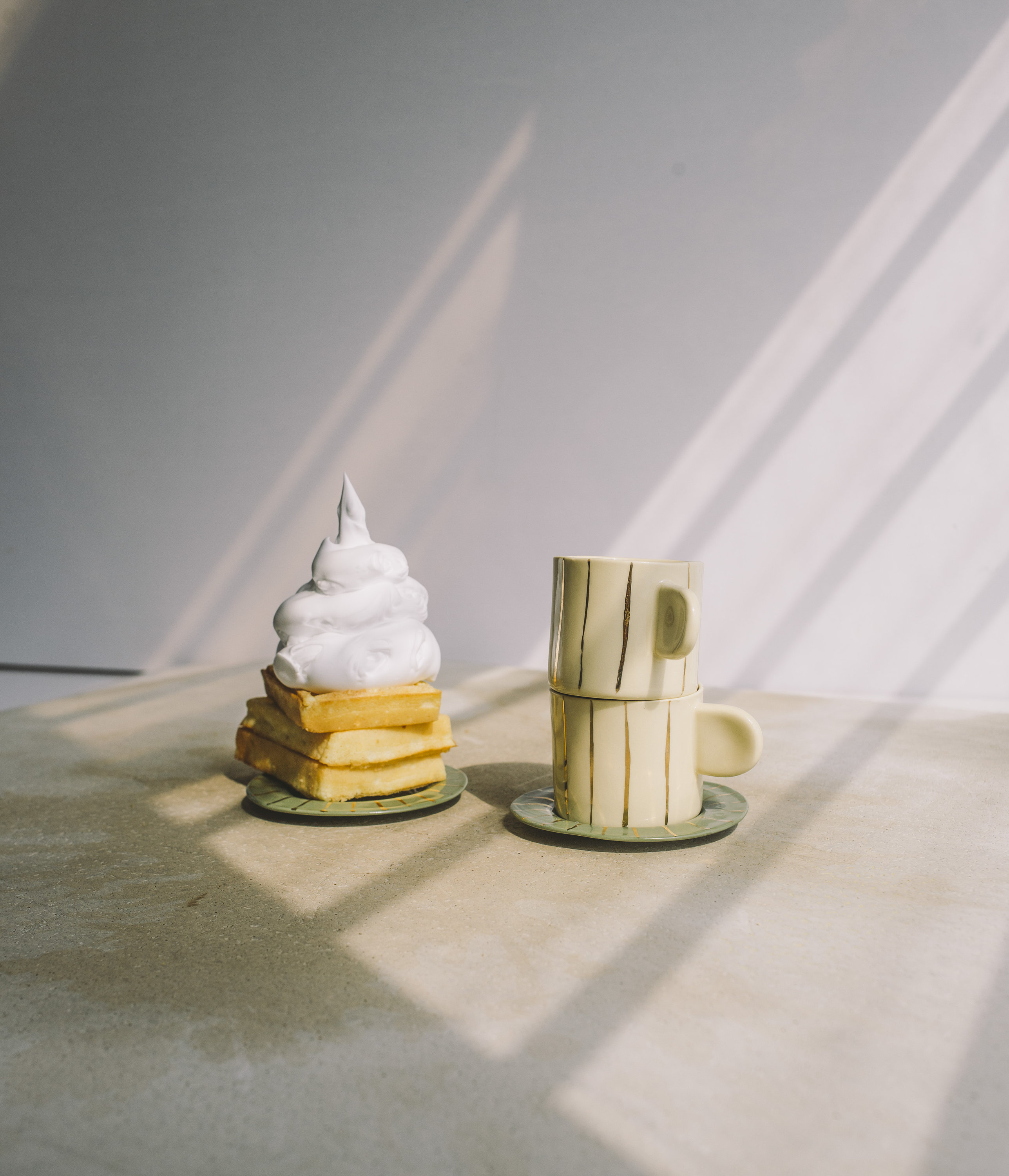 Handmade Pottery Espresso Cup and Saucer Modern Ceramics | Etsy