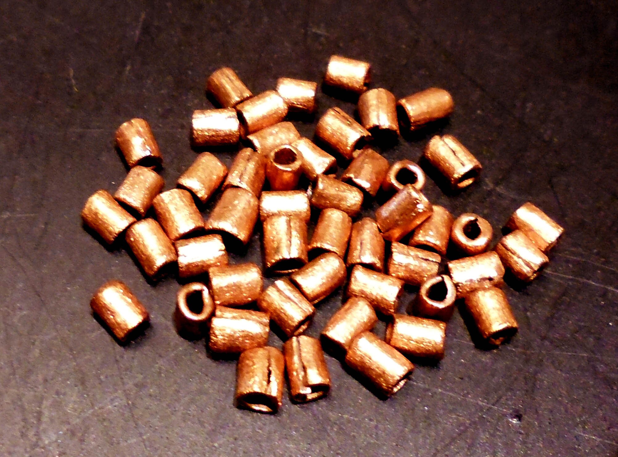 Set of 50 Copper Tube Spacers, 3x4 Mm. Love These, Very Useful. (pkt77 ...