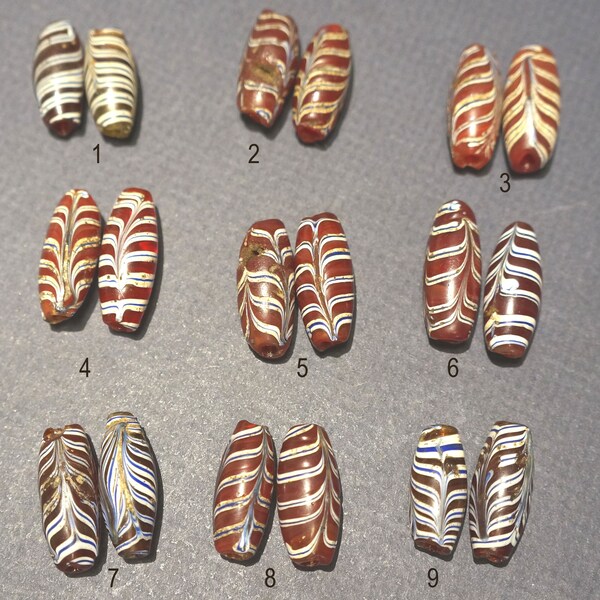 Antique Glass Beads - Etsy