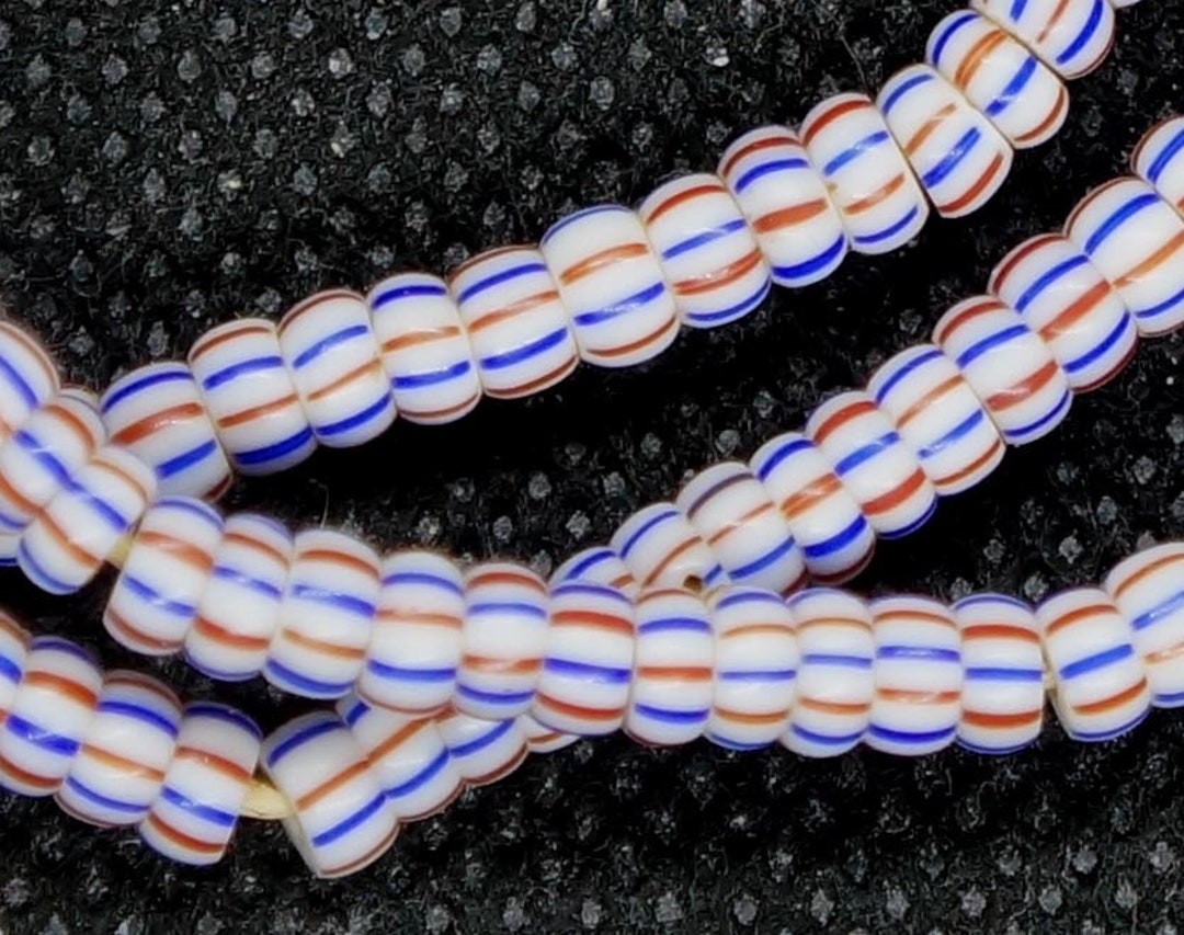 ATN 9 --small Venetian Chevrons, Red, White & Blue Striped 5mm, 20 ...