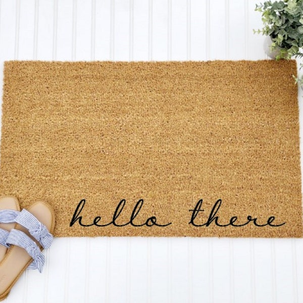 Hello Doormat - Etsy