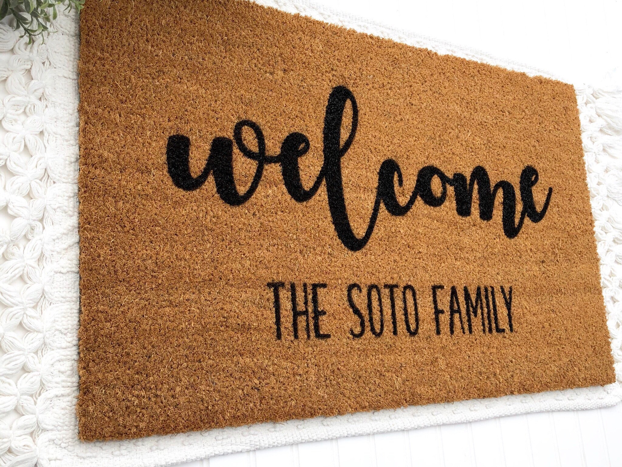 Personalized Doormat Last Name Doormat Customized Mat | Etsy Personalized Doormat Last Name Doormat Customized Mat | Etsy